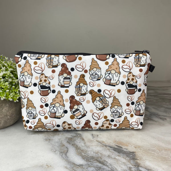 Pouch - Gnome Coffee All Over Design – Roe With Terri-Jo